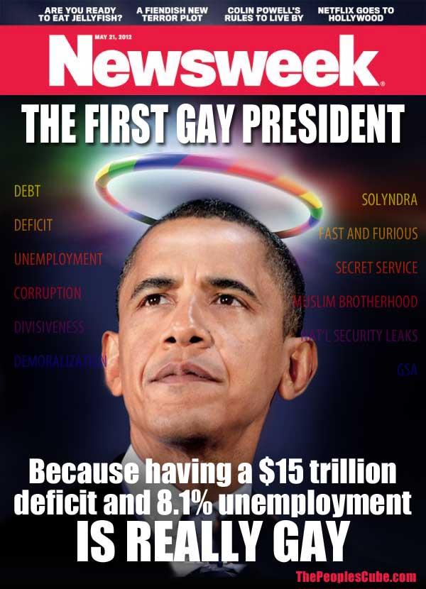 Newsweek: Obama Is The First Gay President - The People's Cube ...